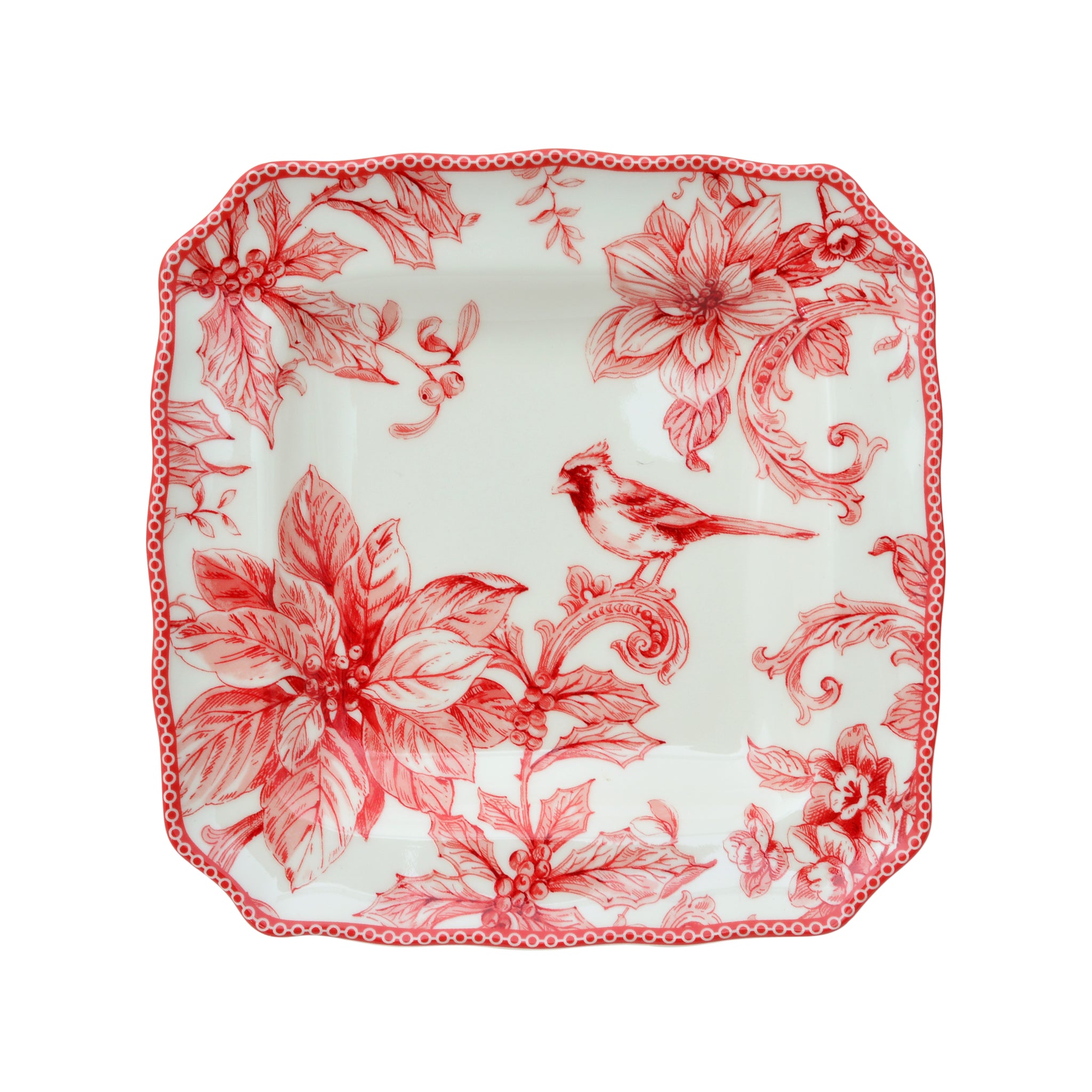 Christmas Lane Red 16 Piece Dinnerware Set – 222fifth.com